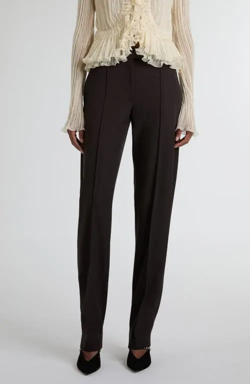 Alexander McQueen Pleated Wool Trousers