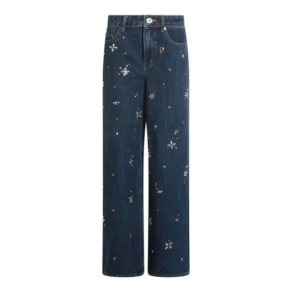 SELF-PORTRAIT Embellished Jeans