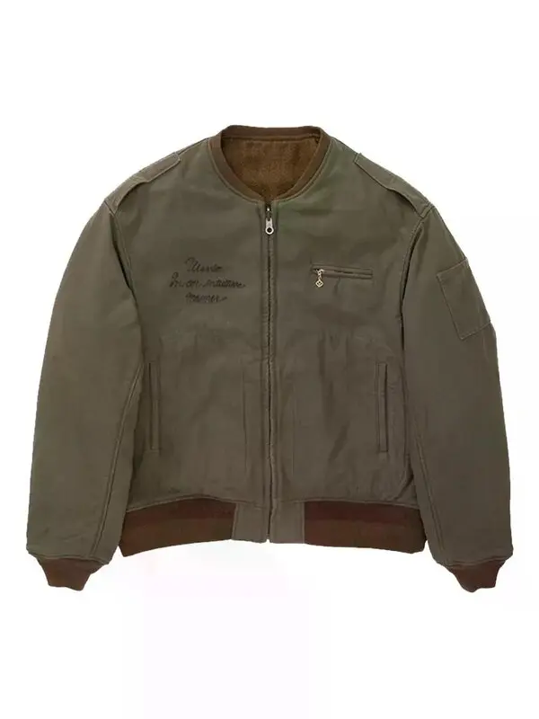 Visvim Embroidered Ribbed Bomber Jacket