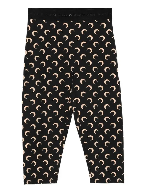 MARINE SERRE Crescent Moon Print Trousers