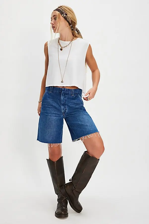 MOTHER The Lunch Money Fray Shorts - Scrumptious