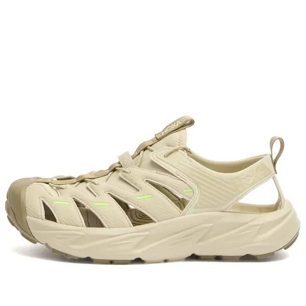 Hoka One One Hopara Sneaker - Oyster Mushroom/neon Lime