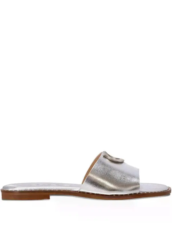 KOTRIS SANDALS Horseshoe Detail Leather Sandals