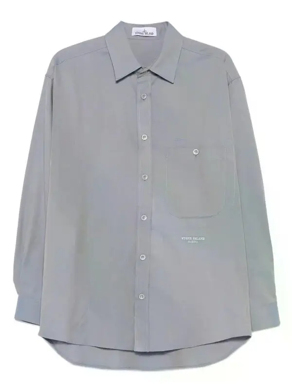 Stone Island 1100003 Patch-pocket Button-down Shirt
