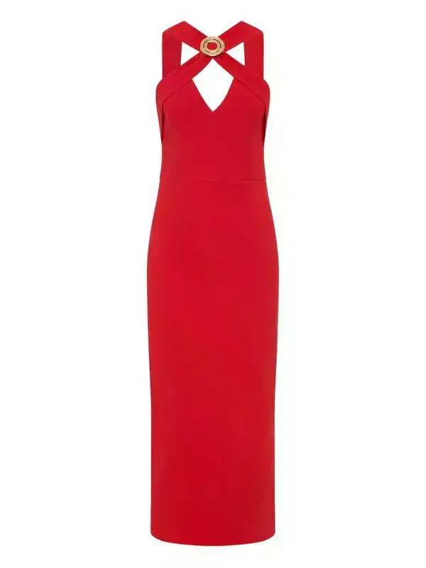 giselle midi dress Giselle Midi Slip Dress M / Brick Dust