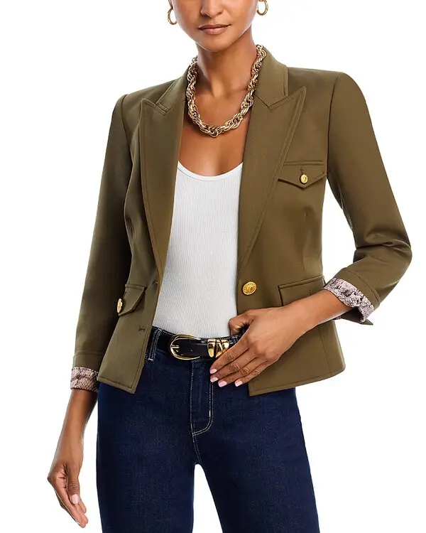 L'Agence Wylla Structured Blazer - Pine Multi