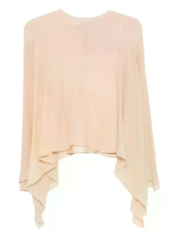 Marni Asymmetric Draped Blouse