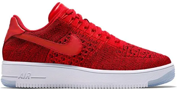 Nike Air Force 1 Ultra Flyknit Low Sneakers - University Red/white