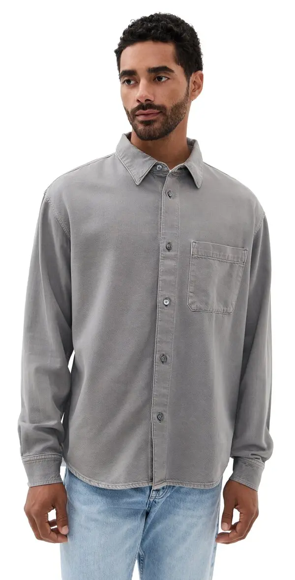 FRAME Long Sleeve Modern Shirt - Storm Grey