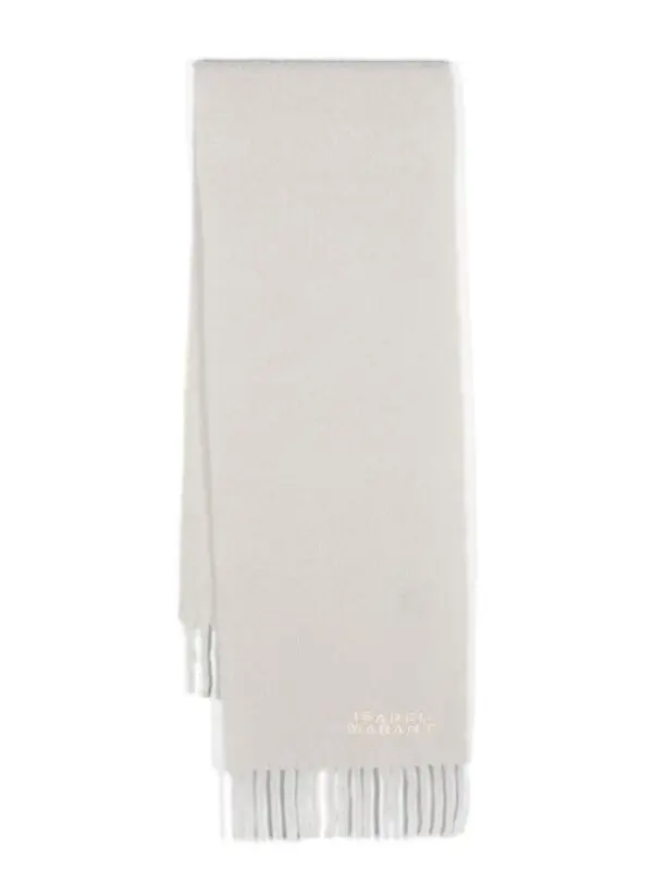 Isabel Marant Firny Wool Scarf - Beige