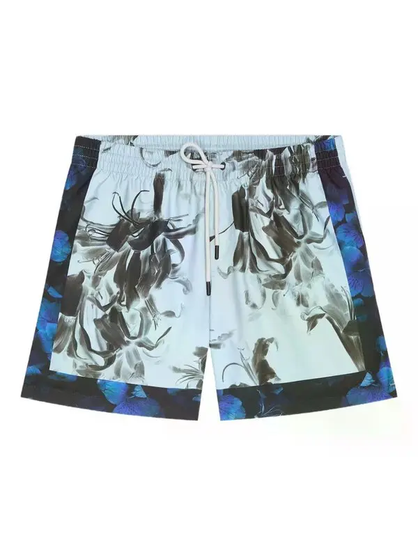 Dries Van Noten Floral-print Swim Shorts