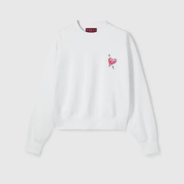 Gucci Cotton Jersey Sweatshirt With Patch
