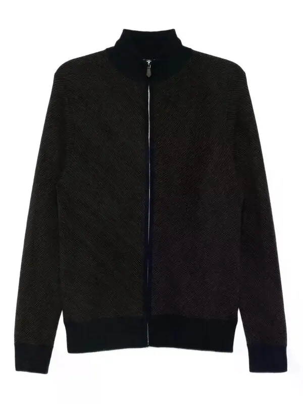 N.peal Knightsbridge Zip Sweater - Brown
