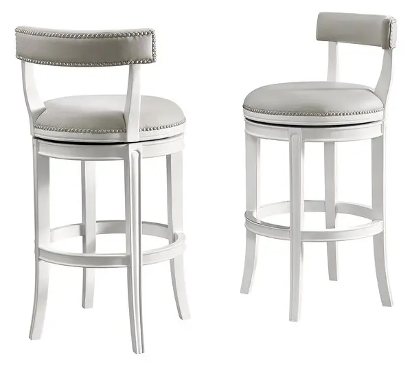 ALATERRE FURNITURE Hanover 2 Swivel Bar Height Stools