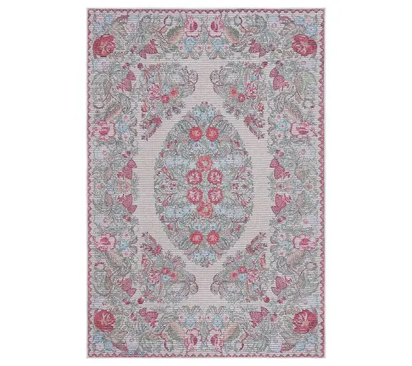 SAFAVIEH Blossom Crest Washable 4' X 6' Rug