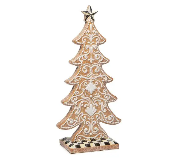 MACKENZIE-CHILDS Gingerbread Cookie Small Tree