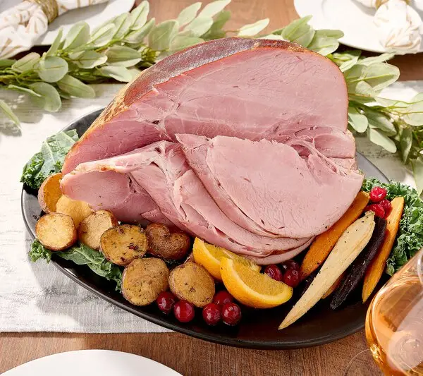 STOLTZFUS MEATS Sh12/8 6-8 Lb. Hardwood Smokedbone-in Ham