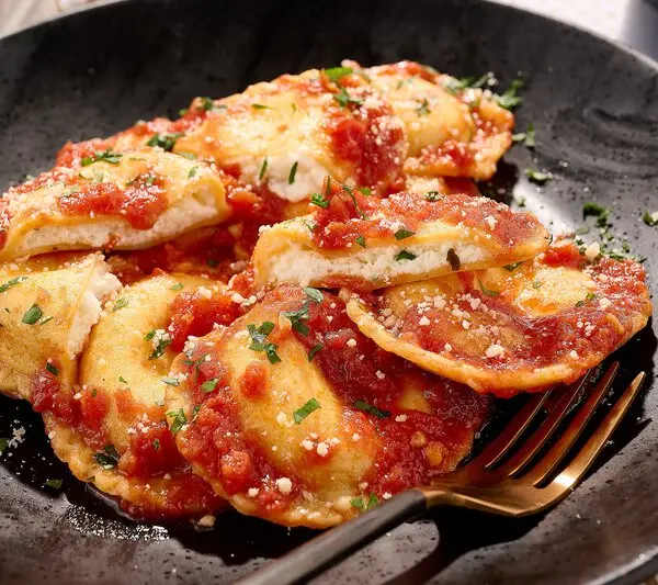 SERGIO'S Sh11/10 24-ct Carbonara Or Burrata Ravioli W/sauce