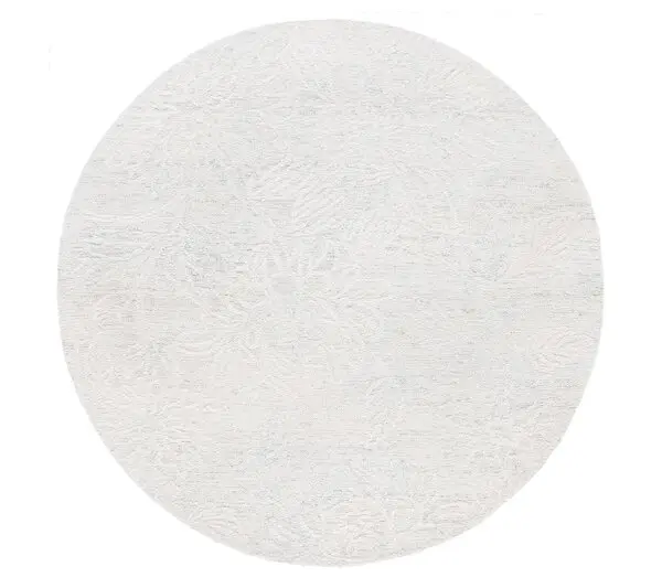 SAFAVIEH Snowcrest Hand Tufted Wool 6' X 6' Rou Nd Rug