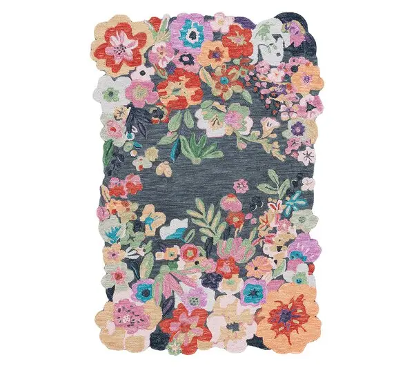 SAFAVIEH Garden Wave Hand Tufted Wool 5' X 8' Rug