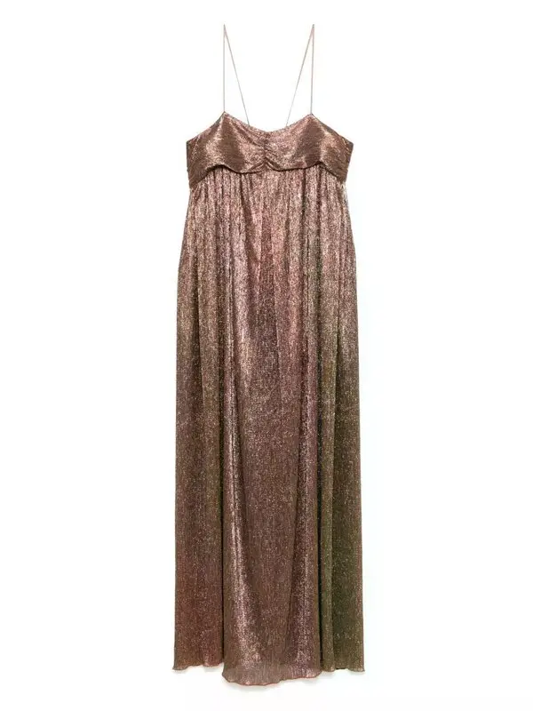 FORTE_FORTE Lurex-detail Dress