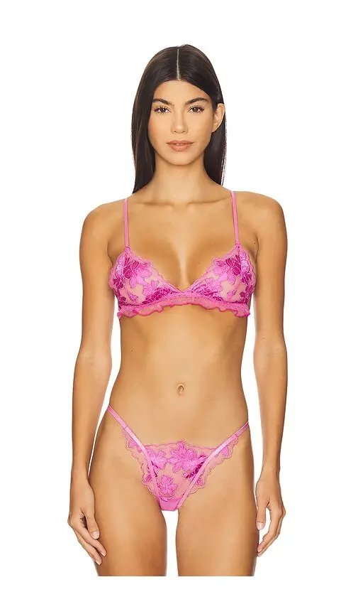 Free People X Intimately Fp Charlotte Bralette In In Pink - Dawn Pink