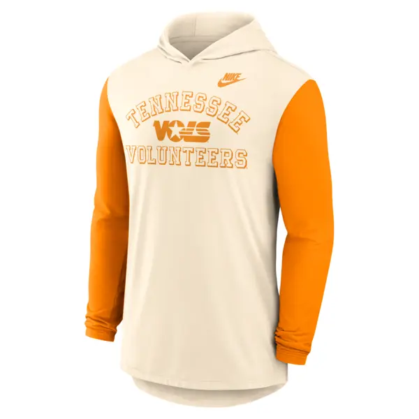 Nike Tennessee Legacy Dri-fit College Long-sleeve Hooded T-shirt - Brown