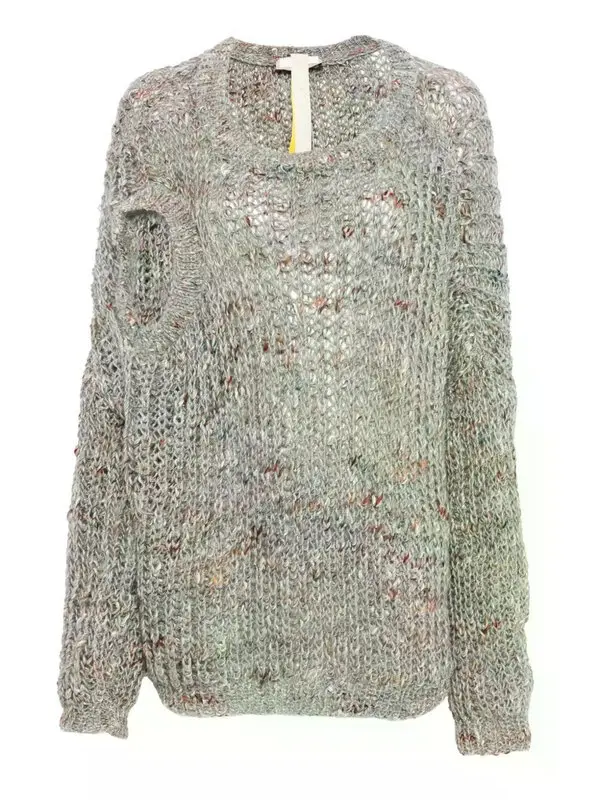 LITKOVSKA Dual-neck Virgin Wool-blend Sweater