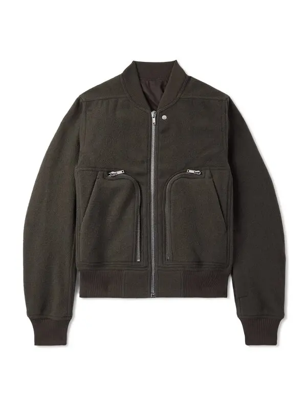 Rick Owens Bauhaus Virgin Wool-felt Jacket
