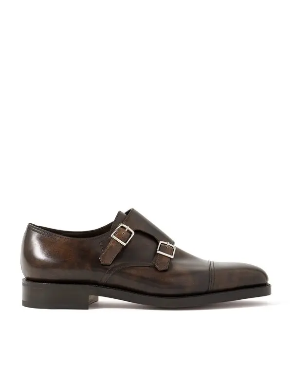 John Lobb William Leather Monk-strap Shoes