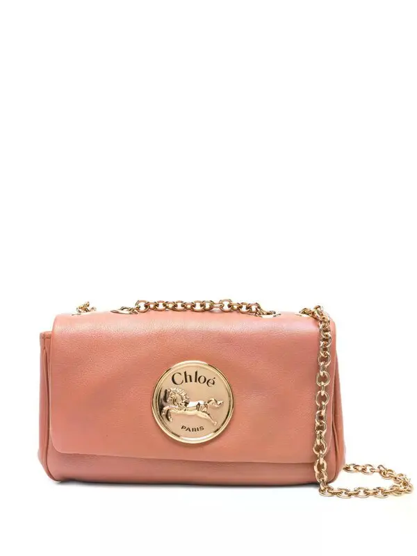 Chloé Leather Cross Body Bag - Orange