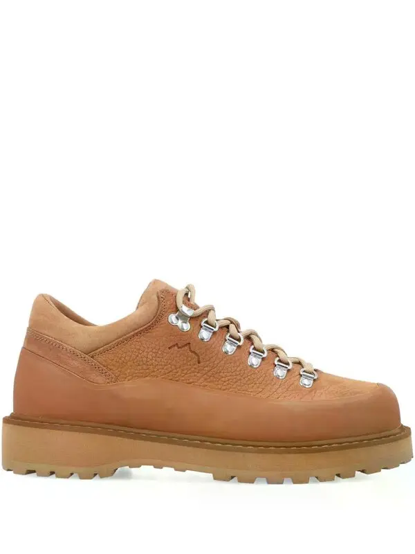 Diemme Leather Lace-up Boots - Brown