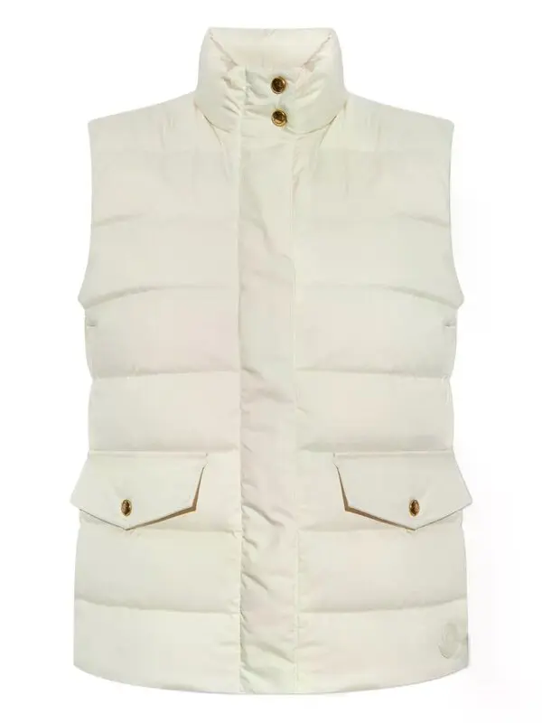 Moncler Besset Quilted Gilet - Neutrals
