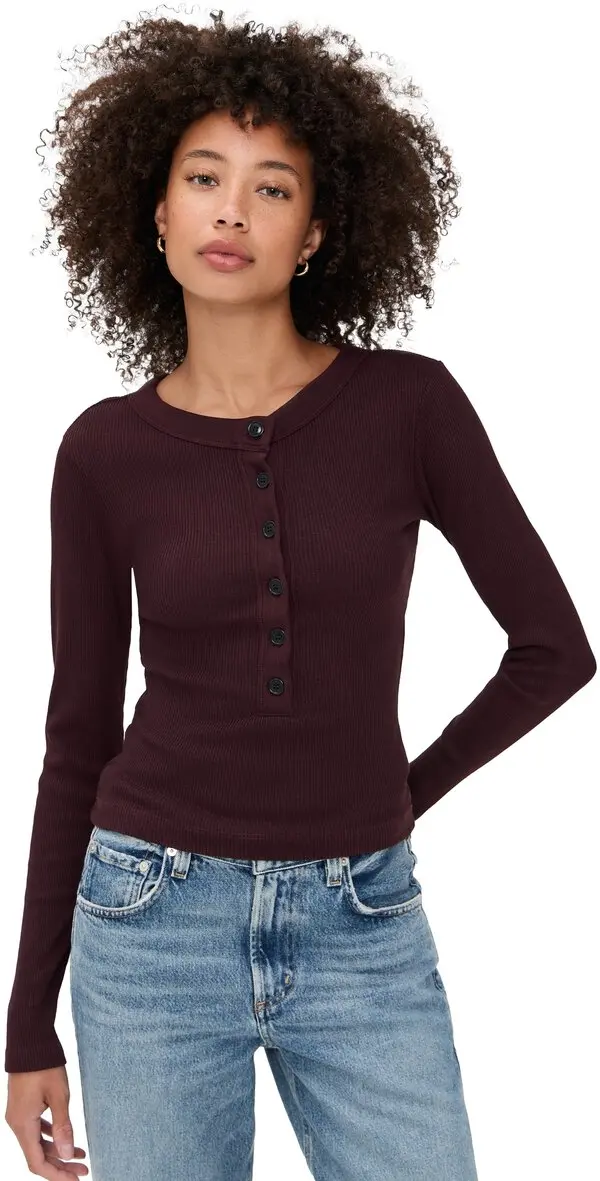 Citizens Of Humanity Varra Henley - Mahogany