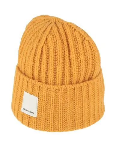 Emporio Armani Knitted Beanie - Yellow