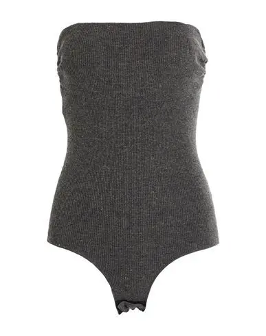 Brunello Cucinelli Bodysuit In Cashmere, Viscose, And Polyester Blend