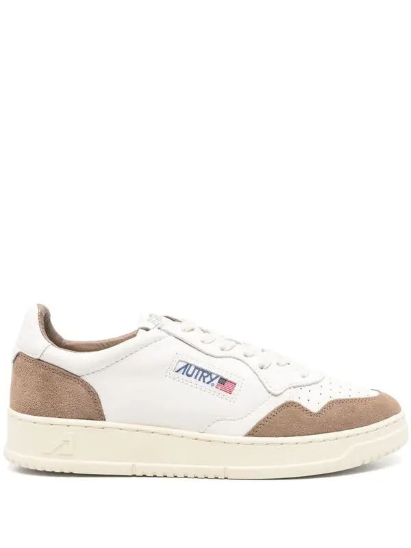 AUTRY Lace-up Sneakers - Marrone Chiaro