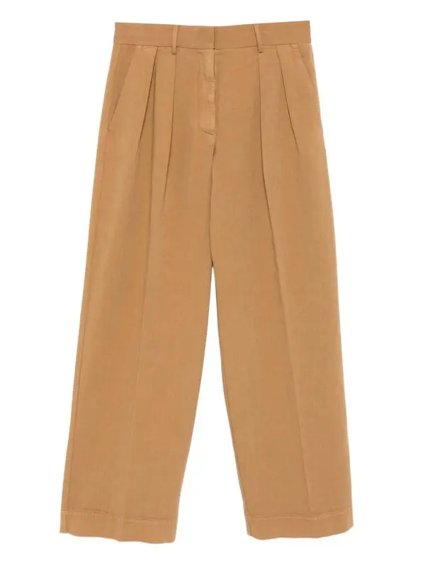 FORTE_FORTE Fluid Cotton Bull Sartorial Low Waist Pants