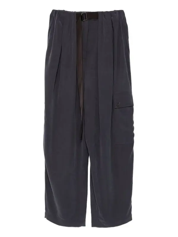 ALYSI Wide Leg Trousers - Grey