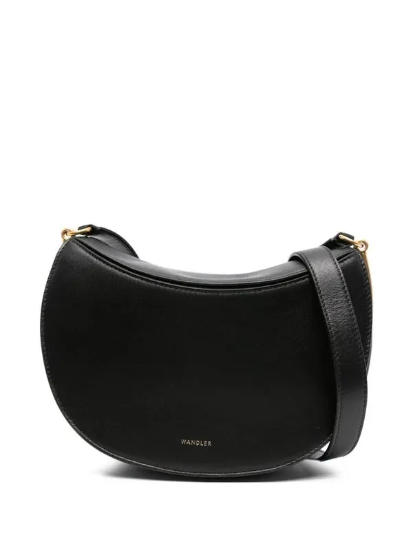WANDLER Leather Shoulder Bag - Black