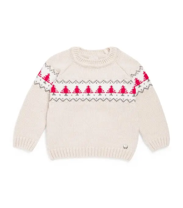 PAZ RODRIGUEZ Christmas Tree Wool Sweater