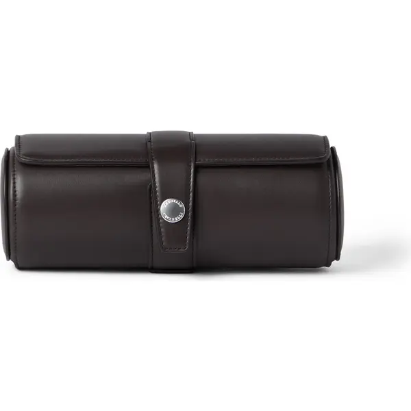 Brunello Cucinelli Calfskin Watch Case - Rust Brown
