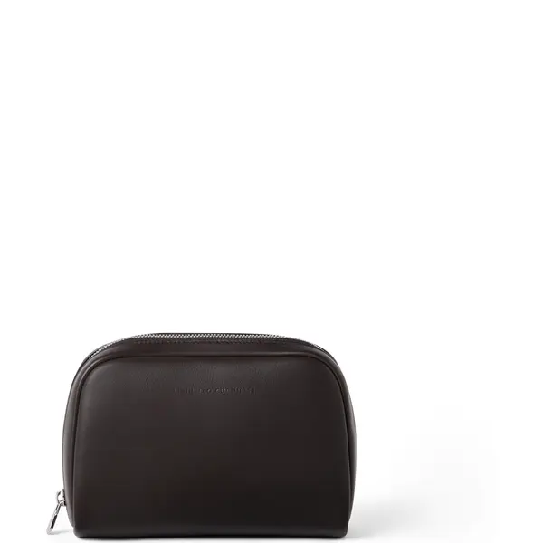 Brunello Cucinelli Calfskin Beauty Case - Rust Brown
