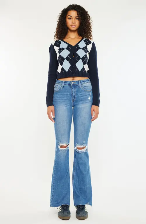 KANCAN Eva Essentials High Rise Bootcut Jeans