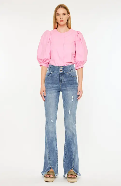 KANCAN Ultra High-rise Flare Jeans