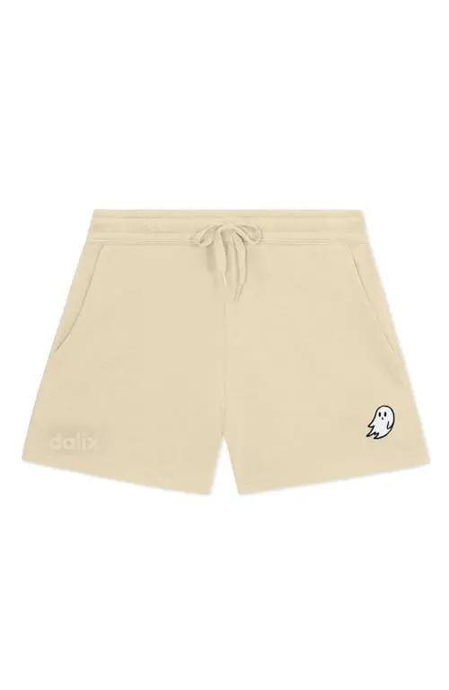 DALIX Midweight Fleece Shorts - Bone