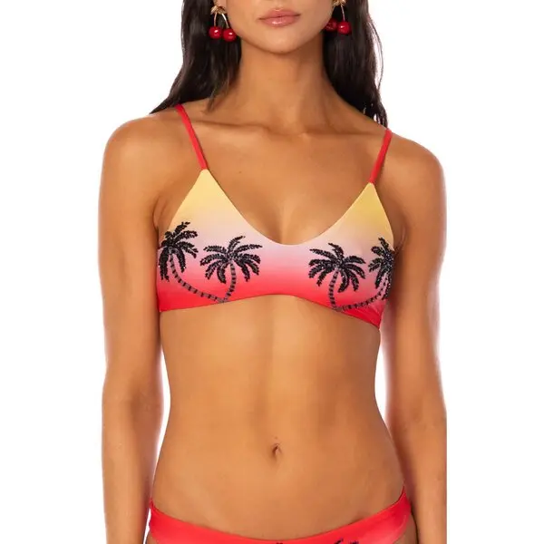 MAAJI Cherry Palm Liberties Reversible Bikini Top