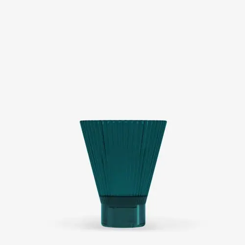 OZAIZ Zai Glass Tumblerset Of 2 - Teal - Set Of 2