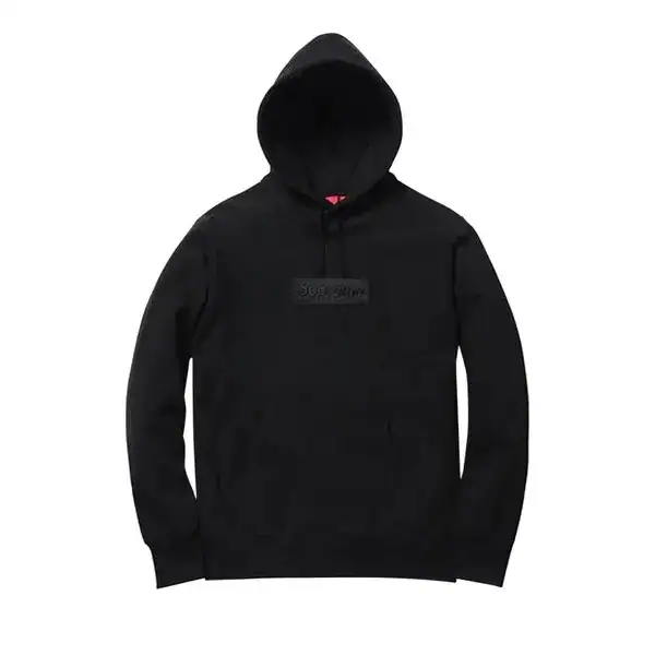 Supreme Box Logo Pullover Hoodie - Black | Editorialist