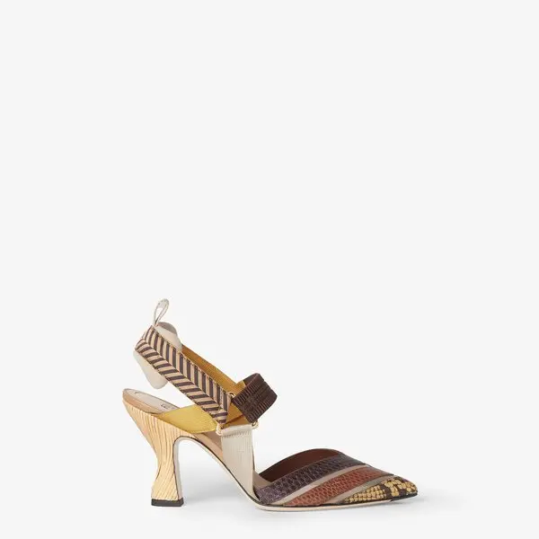 Fendi Colibrì Slingbacks - Multicolour